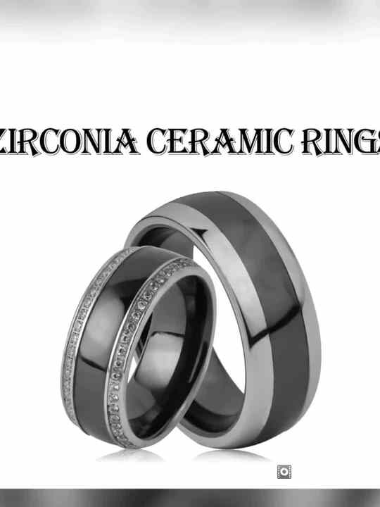 Black Ceramic Ring Cores - Perfect for DIY Jewelry