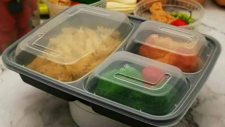 Reusable Fast Food Container American Disposable Microwaveable Lunch ...