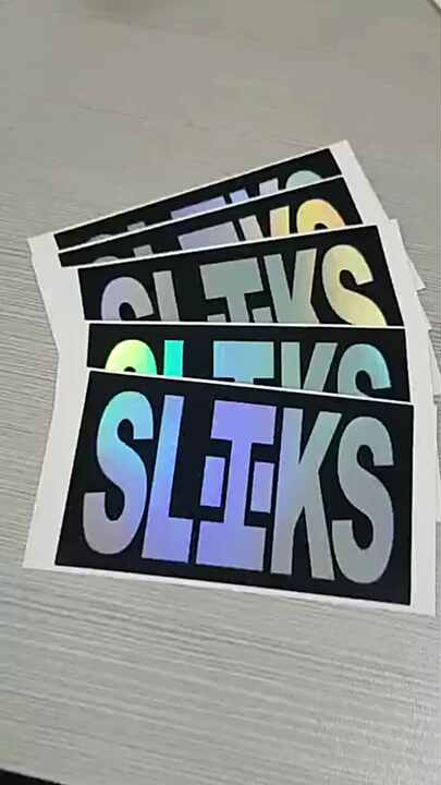 Custom A4 Sheet Vinyl Holographic Egg Shell Sticker Labels Paper ...