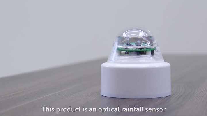Renke meteorological monitoring rainfall measurement RS485 pulse output optical rain meter ...