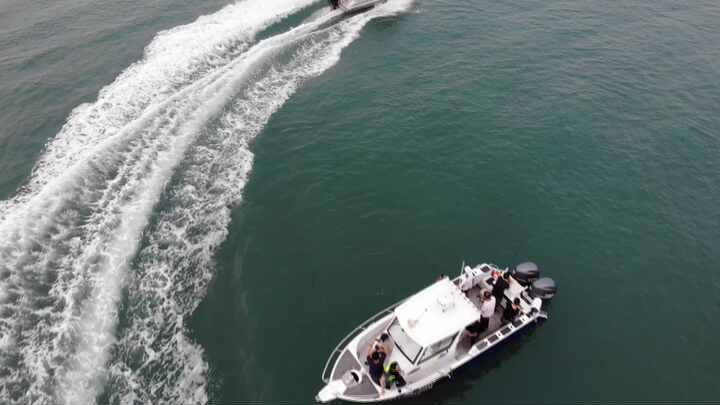 Poseidon Luxury 36ft Aluminum Fishing Speed Boat - 35 Knot Outboard ...