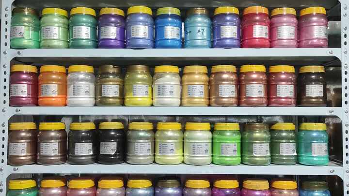 Resin Ink DIY Mica Powder 54 Colors - OEM Batch Packaging
