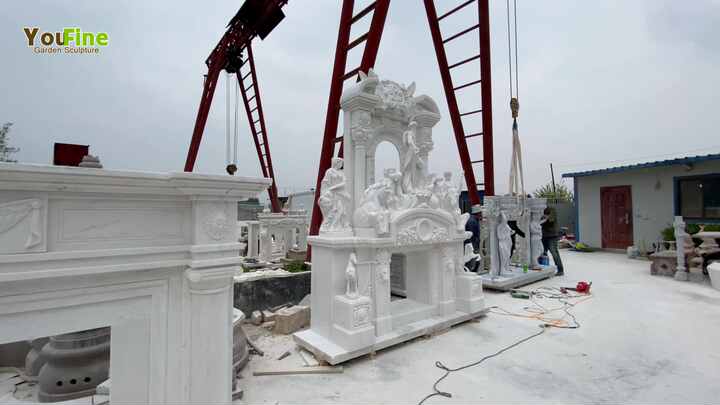 Shop Our Collection of Marble Fireplace Mantels for Sale