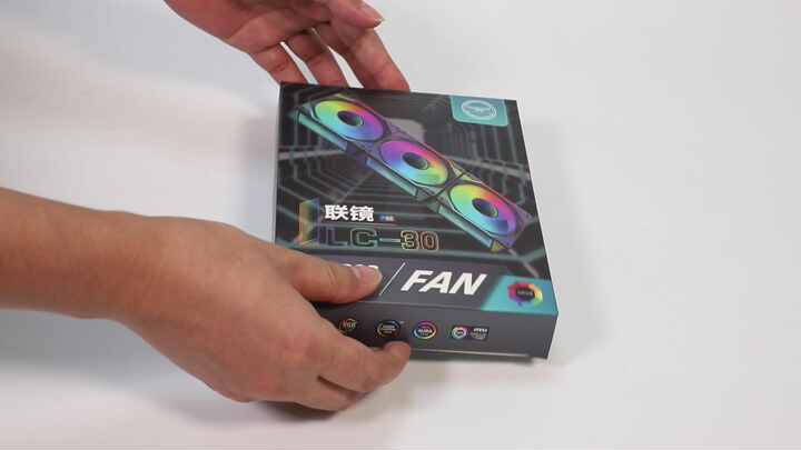Lovingcool 120mm RGB Mirror Fan - 40000hrs Cooling Solution