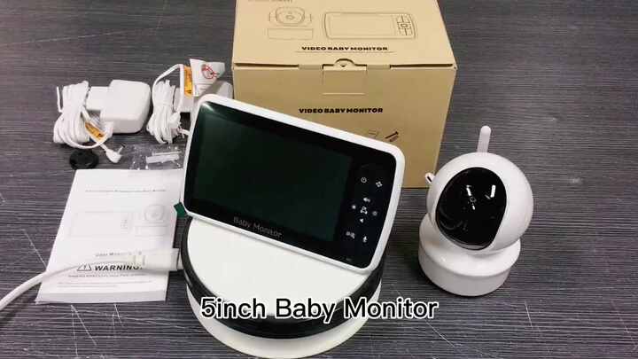 5.0 Inch Baby Monitor with Camera - Wireless Video Security
