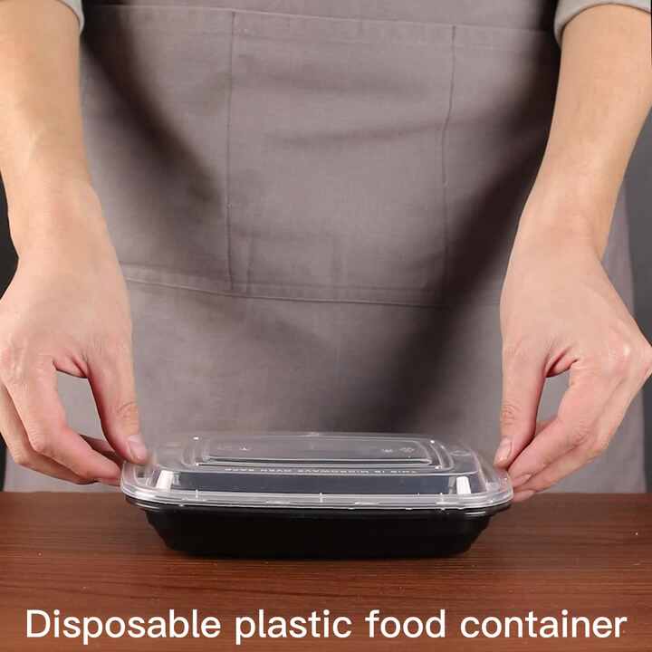 750ml American Style Rectangular Disposable Food Container Pp Plastic ...