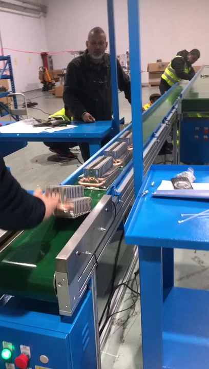 Detall Electric Assembly Line Workbench - Mobile Phone Assembly Line