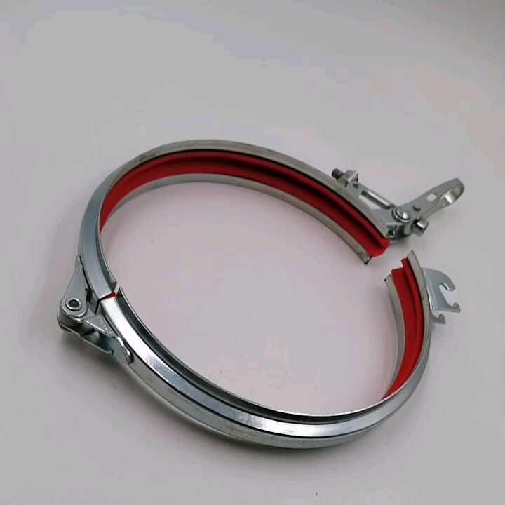 Quick Release Lever Lock Clamp for Flange Duct Pipe - Galvanized Steel ...