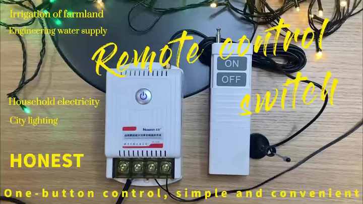 30a 220v Crane Water Pump Remote Control 1km Smart Wireless Remote ...