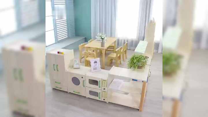 Wood Natural Toddler Daycare Stackable Plastic Child School Preschool ...