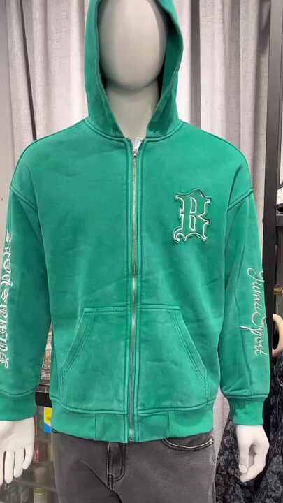 Customized Pullover Zip up Hoodie logo Printing Unisex Oversized Men ...