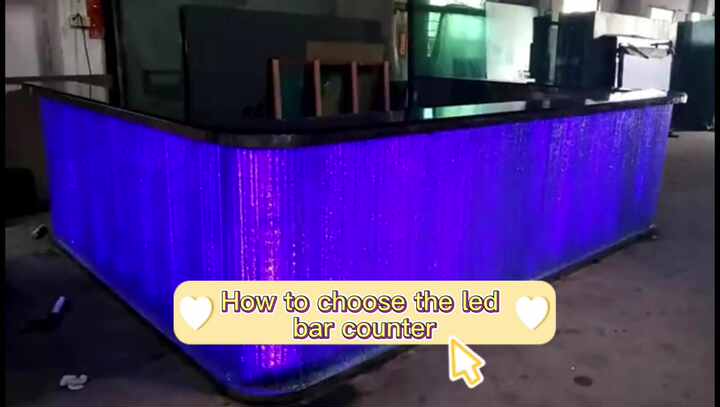 Illuminated Led Lighted Translucent Marble bar Counter Indoor Cafe Shop ...