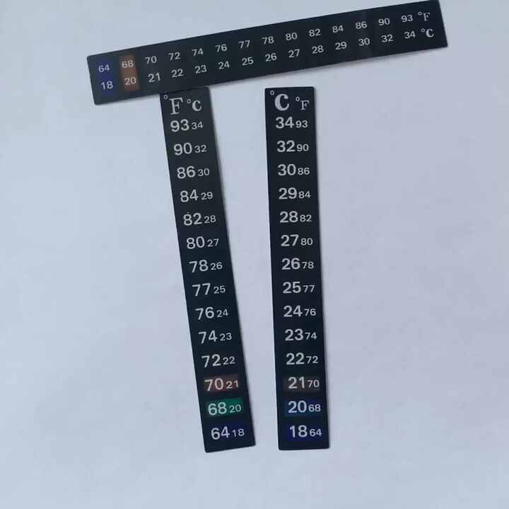 Custom Temperature Aquarium Thermometer Sticker
