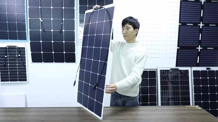 Custom DIY Shape Flexible Monocrystalline Solar Panel - 200W Smart ...