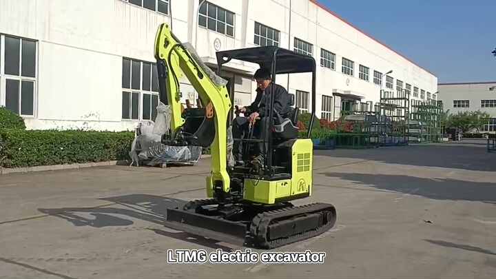 OEM Eksavator LTMG Electric Digger Excavator Machinery 1ton