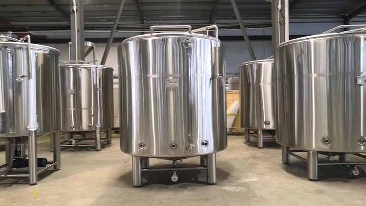 2000L Conical beer wine winery kombucha fermenting equipment dimple ...