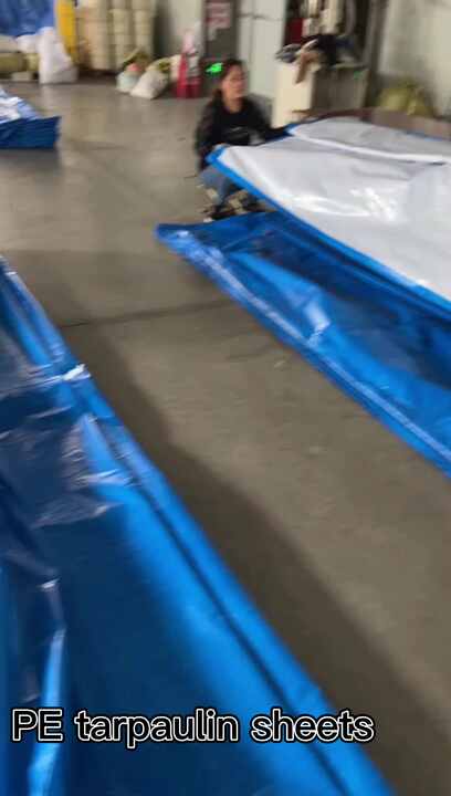 4x6m Waterproof Tarpaulin - Heavy Duty PE Fabric Roll