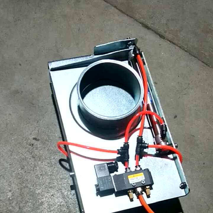 Dust Collection Slide Damper Pneumatic Valve Auto Blastgate Galvanized ...
