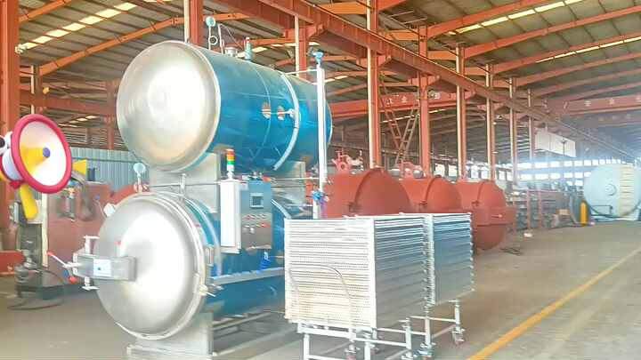 High Efficiency Steam Canned Fish Sterilizer - Retort Autoclave