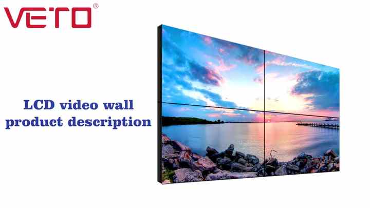 55 Inch Indoor Floor Standing hd Lcd Display 3x3 3x4 4x4 Multi Screen ...