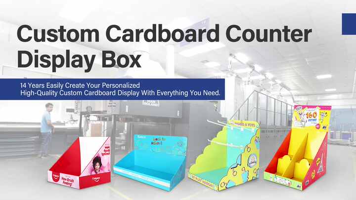 Custom Pop Corrugated Cardboard Display Box - Eco-friendly