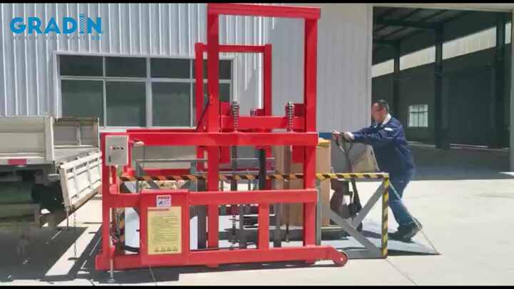 Dock Liftp Container Vertical Unloading Platform Movable Hydraulic ...