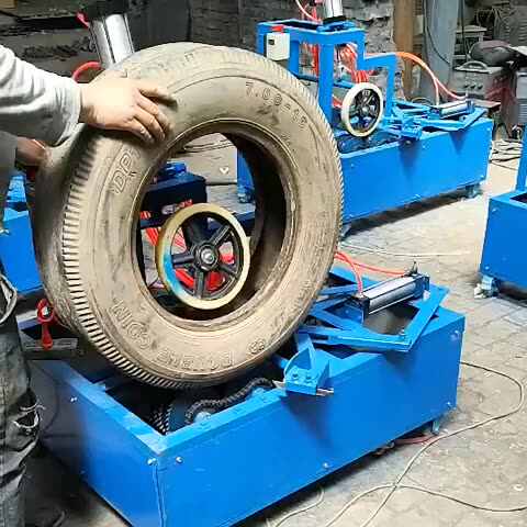 High Efficiency Tyre Recycling - Cutting & Recycling Machine