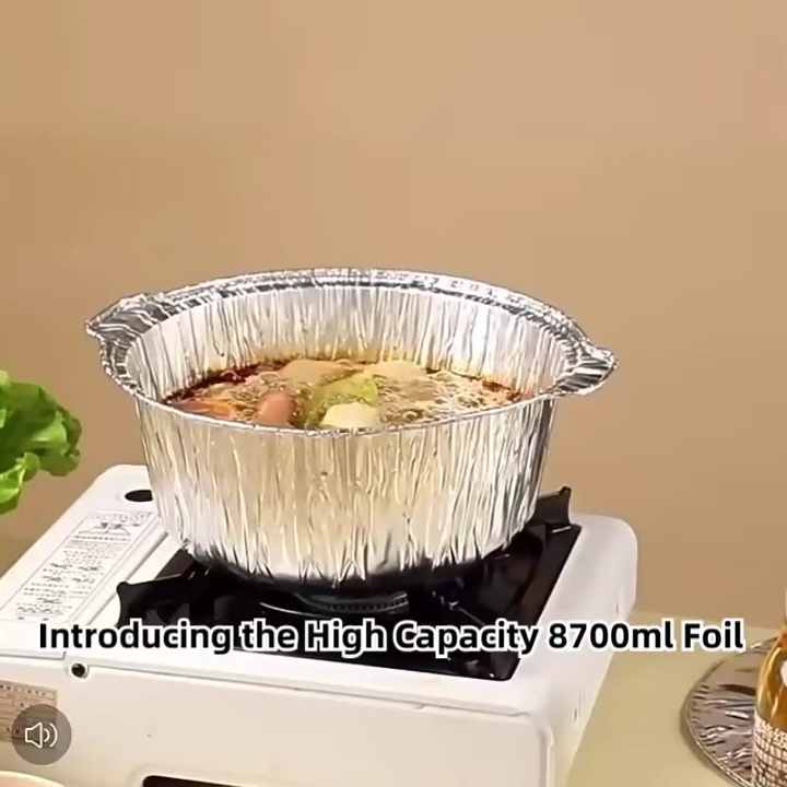 2500ml Disposable Cooking Pot - Biodegradable & Durable