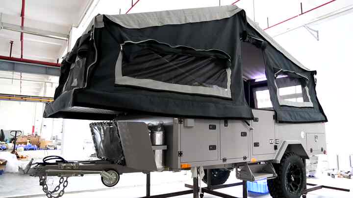 Luxury Off Road Top Folding Camper With Waterproof Tent For Outdoor ...