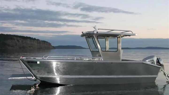 5000kgs/5tons Capacity 10m 33ft Aluminum Welded Wheel House Boat