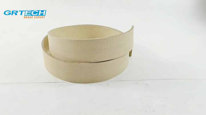 Grey Color Non-Asbestos Rubber Based Flexible Moulded Brake Lining Roll
