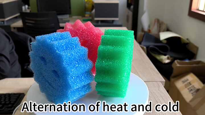 Wholesale Kitchen Cleaning Sponge Scrubber Temperature Sensitive ...