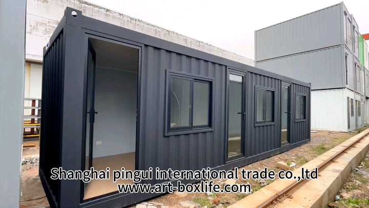 Deluxe Prefabricated Barn Steel Container House Flat Pack