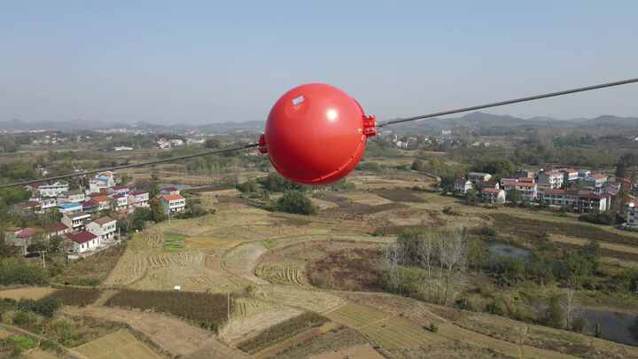 Aircraft Marking Spheres & Aviation Obstruction Lighting System Day ...