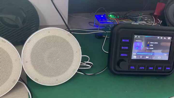 Hasda Marine Stereo Speakers Package - Waterproof Sound