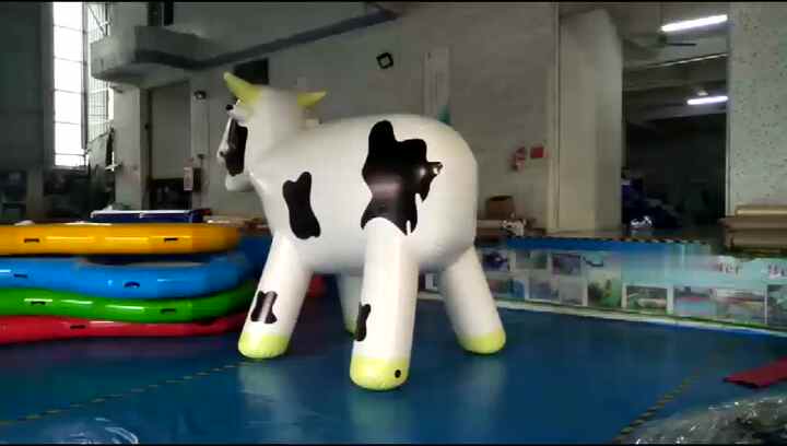 Giant Advertising Inflatables - Milka Cow Mascot Balloon