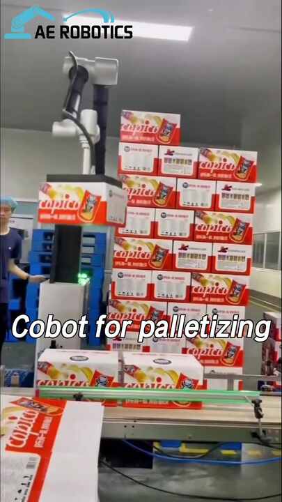 Cobot Palletizing Solutions 20kg Smart and Flexible Loading Station ...