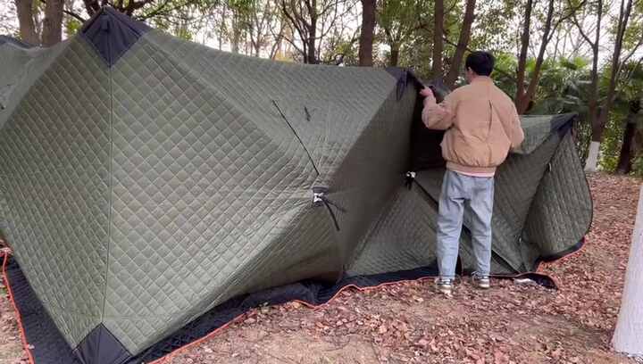 Mobile Sauna Room Hub Sweat Prism Tent - Outdoor & Waterproof