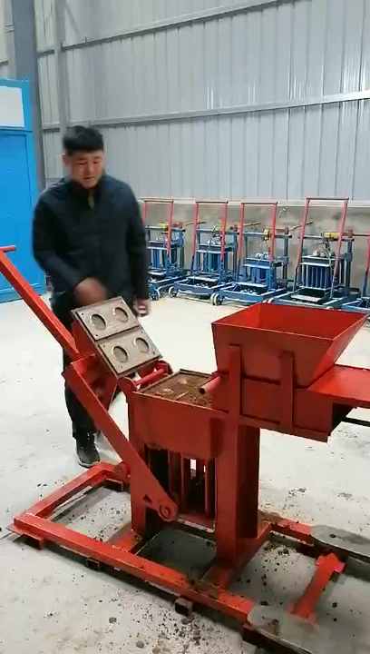 Clay Brick Extruder Machine - Efficient Manual Brick Making