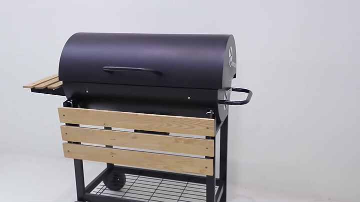 Heavy Duty Trolley Barbecue Trailer Grill Charcoal BBQ Smoker
