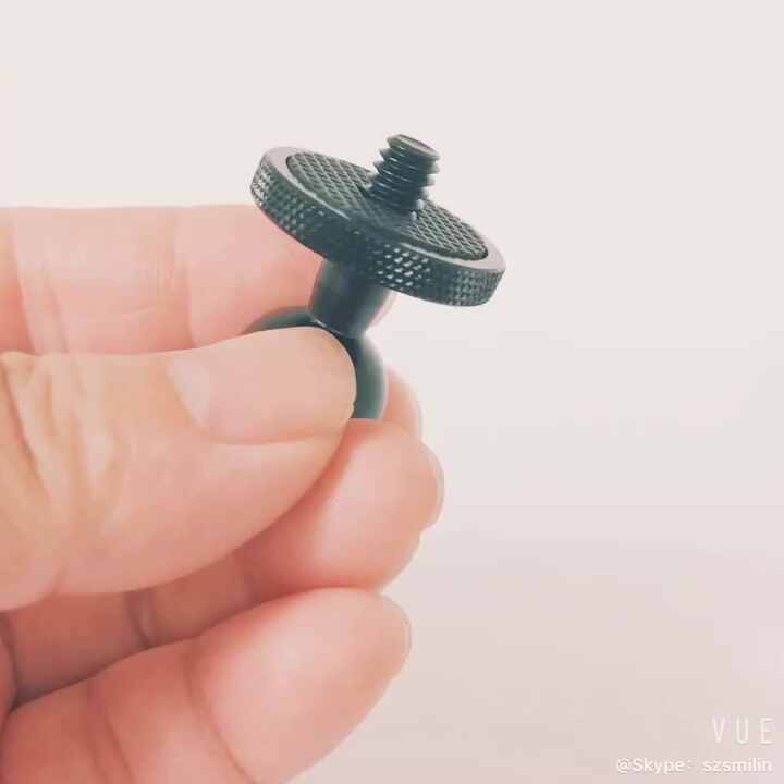 17mm Aluminum Mini Ball Adapter for Action Cameras & DSLR