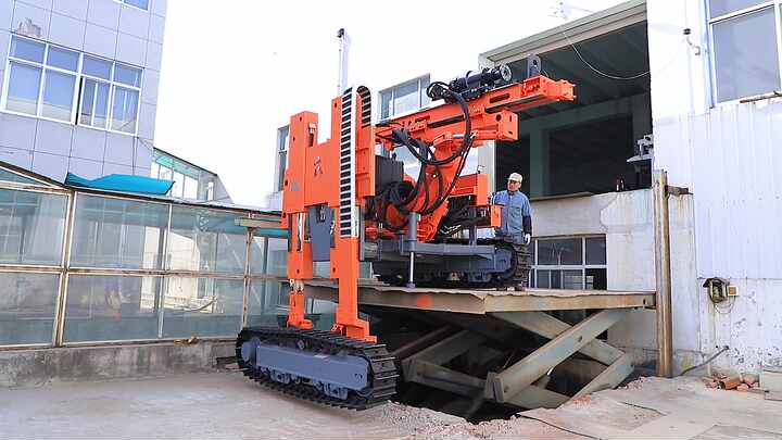 Hydraulic Pile Driving Machine - Efficient Ground Screw Installation