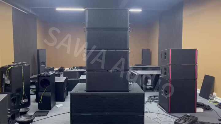 Hdl50a 4k Double 12 Inch 3 Way Line Array Speaker Big Powered Sound ...