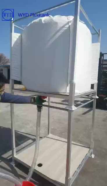 1000L flexible IBC tank fittings with PE liner bag for liquid ibc ...