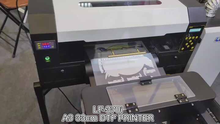 Leaf Small DTF A3 Printer 30CM Printer Film Eps i1600*2 heads inkjet printers for Tshirt dtf ...