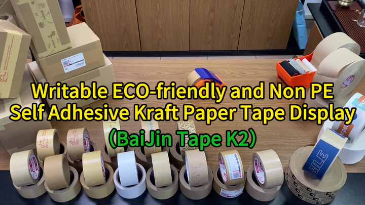 Eco Friendly Kraft Paper Tape - Biodegradable & Customizable