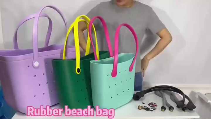 Shop Wholesale EVA Designer DIY Small Silicone Beach Bags