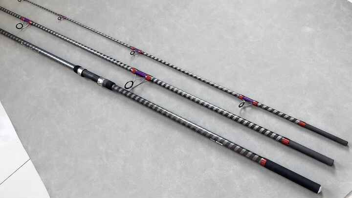 3 Section 4.2m Full FUJI Parts Surf Rod - Ideal for Sea Fishing