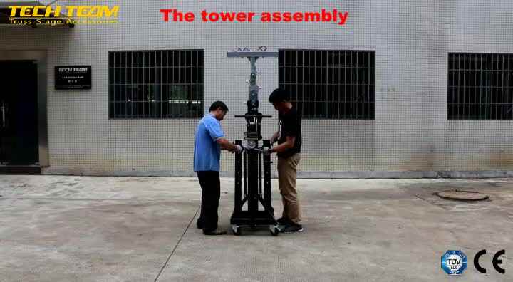 Telescopic Truss Lift Tower - Versatile Lighting & Speaker Mount