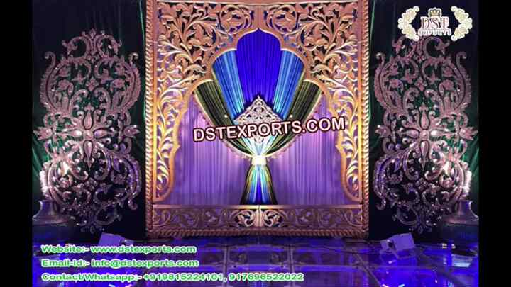 Punjabi Wedding Jaggo Night Accessories Jaggo stick with Phulkari Bagh ...